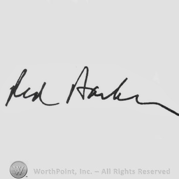 Mark with Signature: Red Barber. | #587839