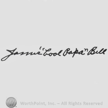 Mark with Signature: James ''Cool Papa'' Bell. | #587841