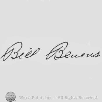 Mark with Signature: Bill Bevens. | #587844