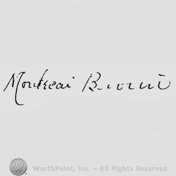 Mark with Signature: Mordecai Brown. | #587859