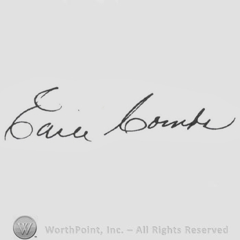 Mark with Signature: Earle Combs. | #587866