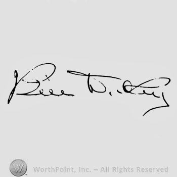 Mark with Signature: Bill Dickey. | #587877