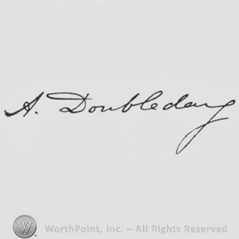 Mark with Signature: Abner Doubleday. | #587879