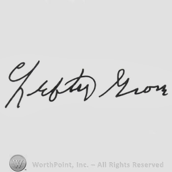 Mark with Signature: Lefty Grove. | #587896