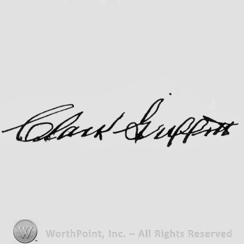 Mark with Signature: Clark Griffith. | #587900