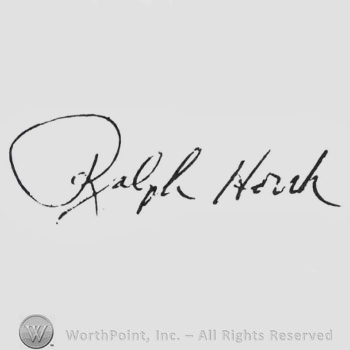 Mark with Signature: Ralph Houk. | #587910