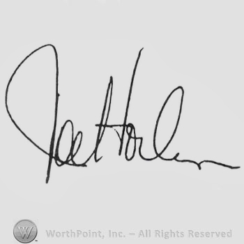 Mark with Signature: Joel Horlen. | #587911