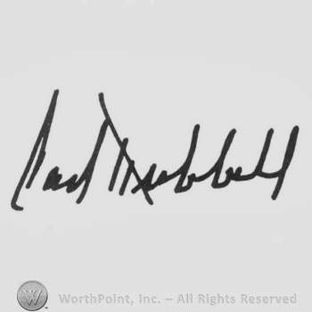 Mark with Signature: Carl Hubbell. | #587913