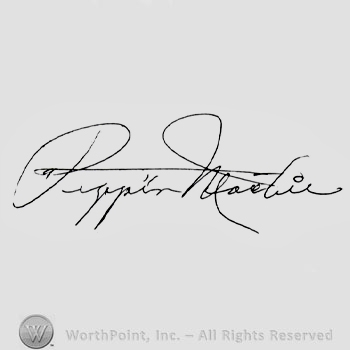 Mark with Signature: Pepper Martin. | #587943
