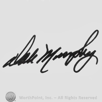 Mark with Signature: Dale Murphy. | #587951