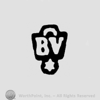 Mark with The letters "BV", a crescent, and a | #58796