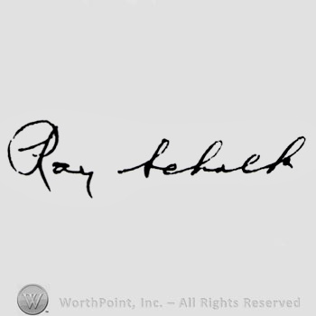 Mark with Signature: Ray Schalk. | #587971