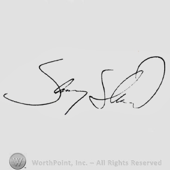Mark with Signature: Sammy Stewart. | #587983