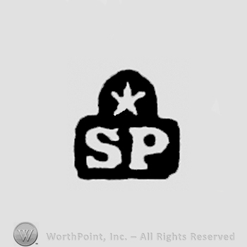 Mark with The letters "SP" and a star. | #58799