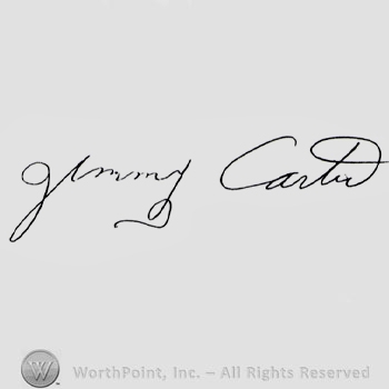 Mark with Signature: Jimmy Carter. | #588500