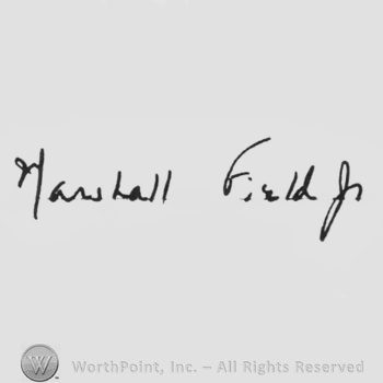 Mark with Signature: Marshall Field, Jr.. | #588540
