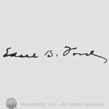 Mark with Signature: Edsel Ford. | #588542