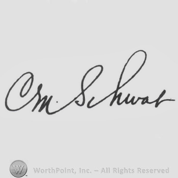 Mark with Signature: Charles M. Schwab. | #588593
