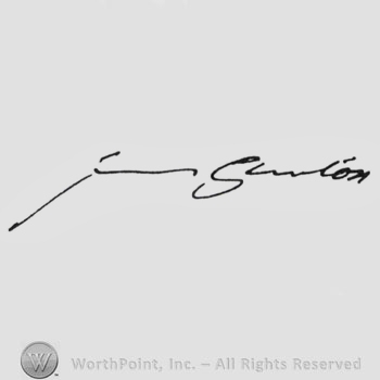 Mark with Signature: Frank Stanton. | #588599