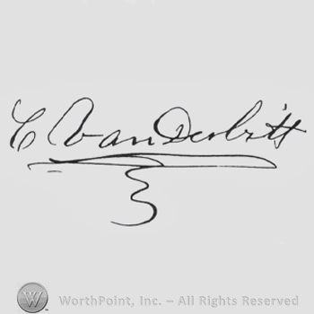 Mark with Signature: Cornelius Vanderbilt. | #588602