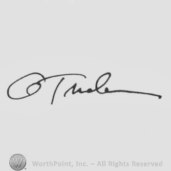 Mark with Signature: Gary Trudeau. | #588657