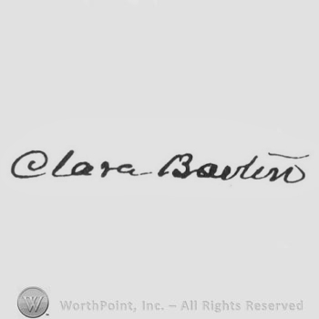 Mark with Signature: Clara Barton. | #588666