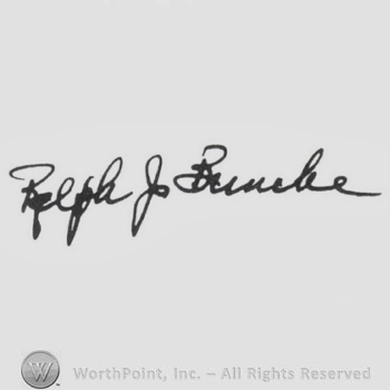 Mark with Signature: Ralph Bunche. | #588677