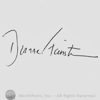 Mark with Signature: Mayor Diane Feinstein. | #588697