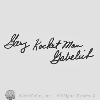 Mark with Signature: Gary Gabelich. | #588704