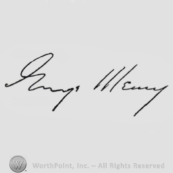 Mark with Signature: George Meany. | #588735