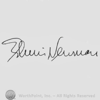 Mark with Signature: Edwin Newman. | #588738