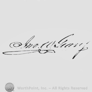 Mark with Signature: Maj. Gen. John White Geary. | #588790