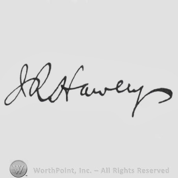 Mark with Signature: Joseph Roswell Hawley. | #588792