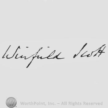 Mark with Signature: Winfield Scott. | #588802