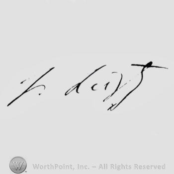 Mark with Signature: Franz Liszt. | #588819