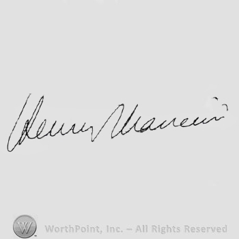 Mark with Signature: Henry ''Moon River'' | #588820