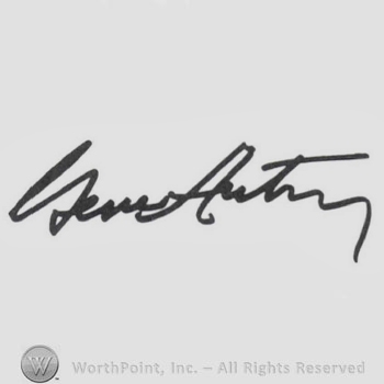 Mark with Signature: Gene Autry. | #588841