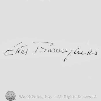 Mark with Signature: Ethel Barrymore. | #588844