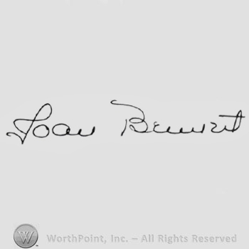 Mark with Signature: Joan Bennett. | #588848