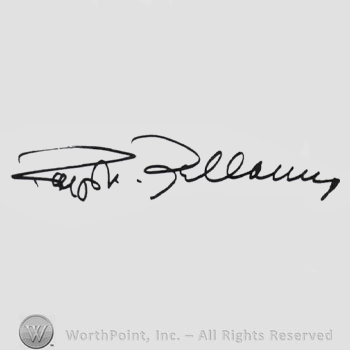 Mark with Signature: Ralph Bellamy. | #588849