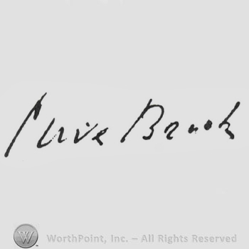 Mark with Signature: Clive Brook. | #588864