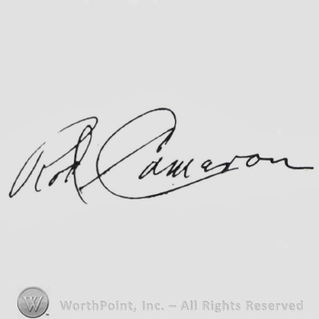 Mark with Signature: Rod Cameron. | #588871