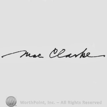Mark with Signature: Mae Clark. | #588877