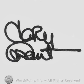 Mark with Signature: Cary Grant. | #588896