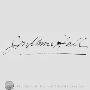 Mark with Signature: Josephine Hall. | #588907