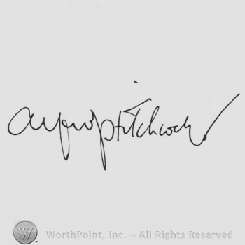 Mark with Signature: Alfred Hitchcock. | #588919