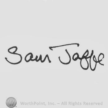 Mark with Signature: Sam Jaffe. | #588924