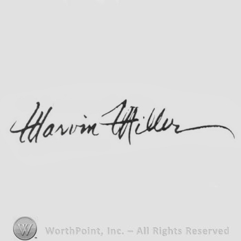 Mark with Signature: Marvin Miller. | #588971