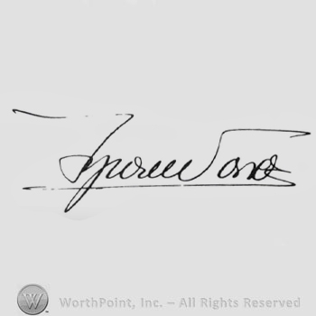 Mark with Signature: Tyrone Power. | #588984