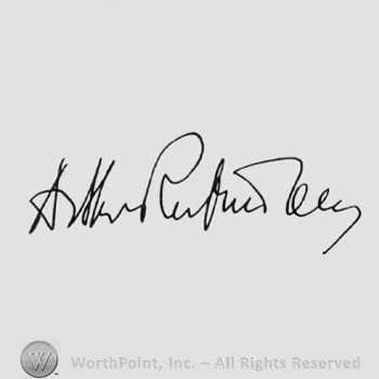 Mark with Signature: Arthur Rubinstein. | #588994